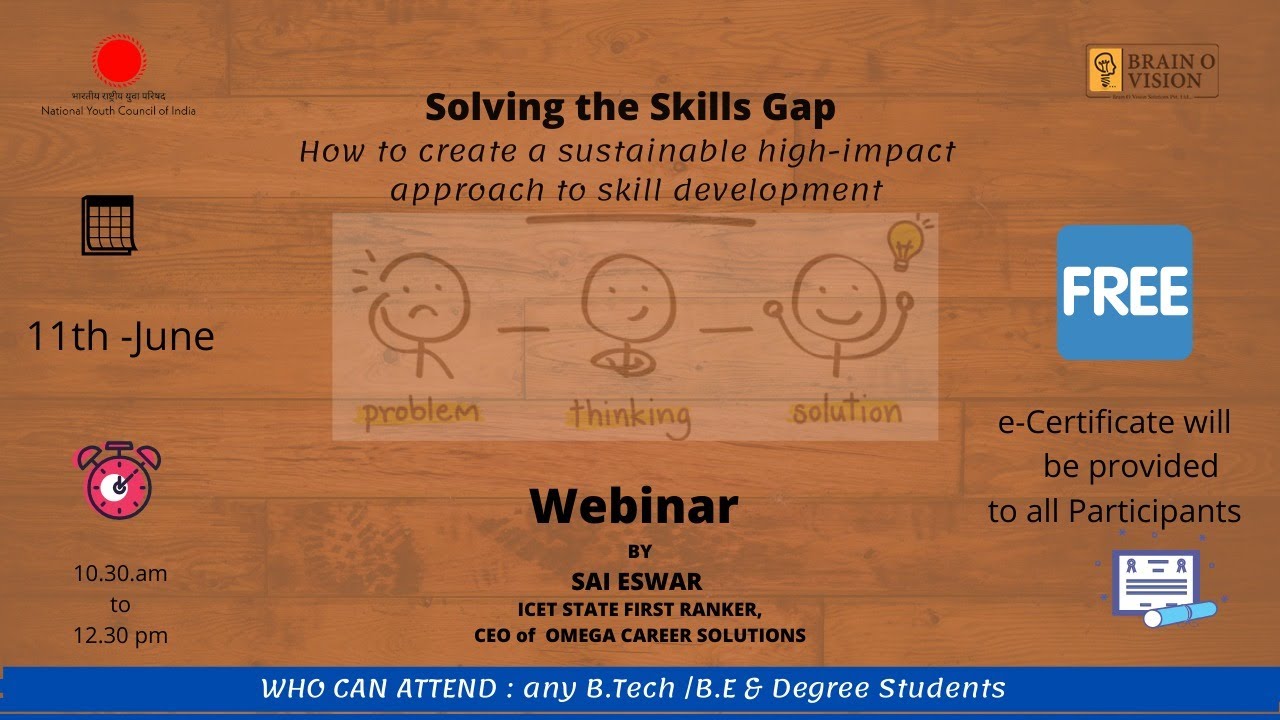 Webinar on Skill Development - YouTube