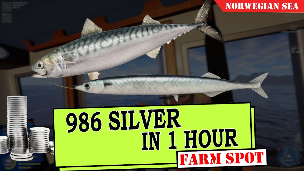 RF4 - Russian Fishing 4 - Silver Farm Spot - Norwegian sea - YouTube