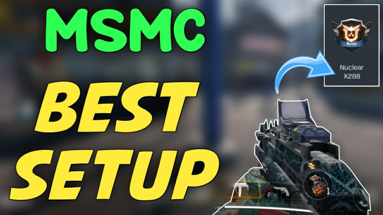 This MSMC Class Setup Is UNSTOPPABLE 🔥 No Recoil - YouTube
