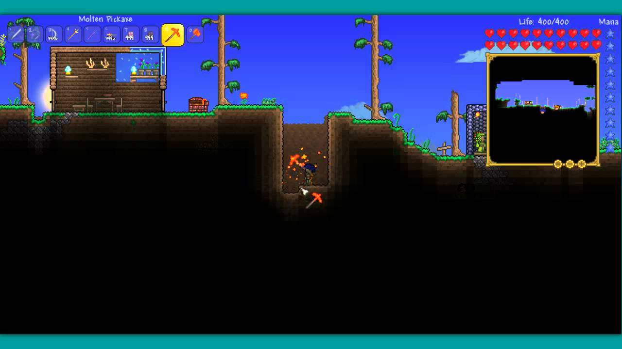 Terraria - Super Mario Pipes And P Switch - YouTube