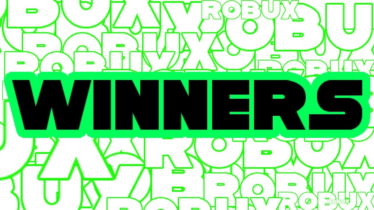YOUTUBE BANNER CONTEST WINNERS [ROBUX] - YouTube
