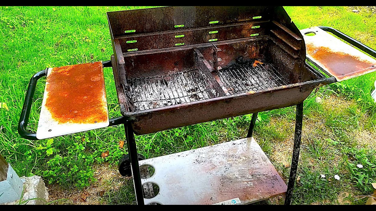RE PEINDRE UN BARBECUE - YouTube