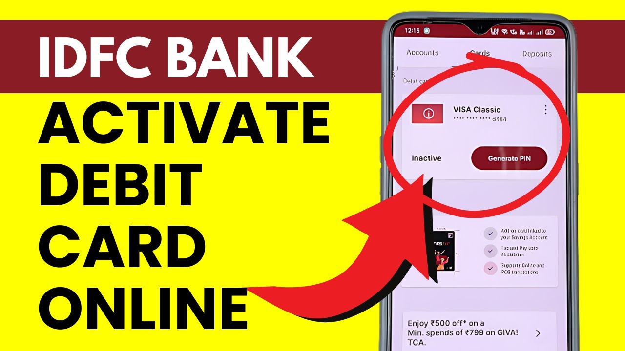 IDFC ATM Card Activation Online - How to Activate IDFC Debit Card in ...