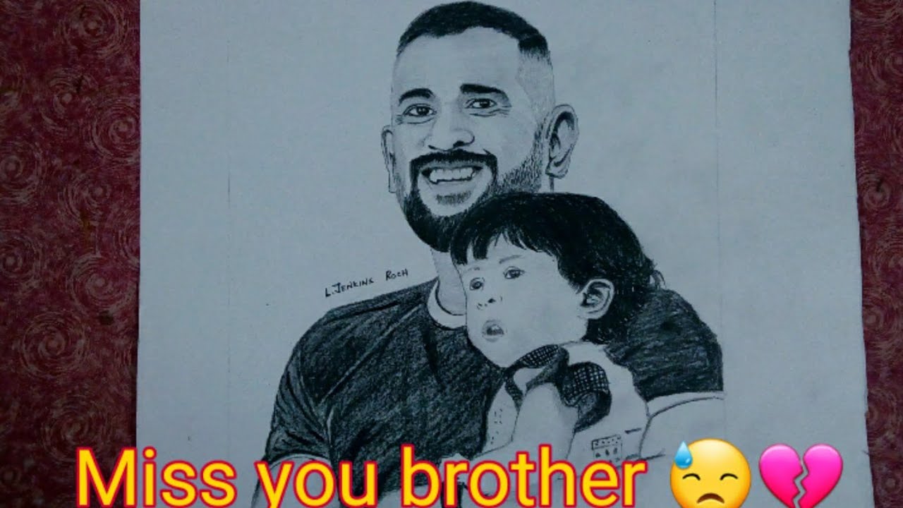 MS Dhoni | Art tribute |MSD|Portrait|Captain cool|Thala |CSK | live ...