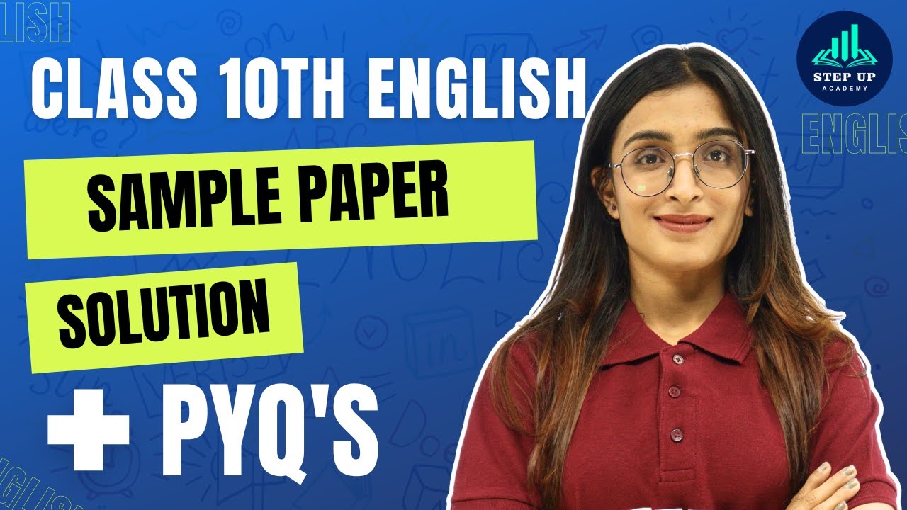 Class 10 English Sample Paper Solution + PYQs | ये कर लो एक भी Number ...
