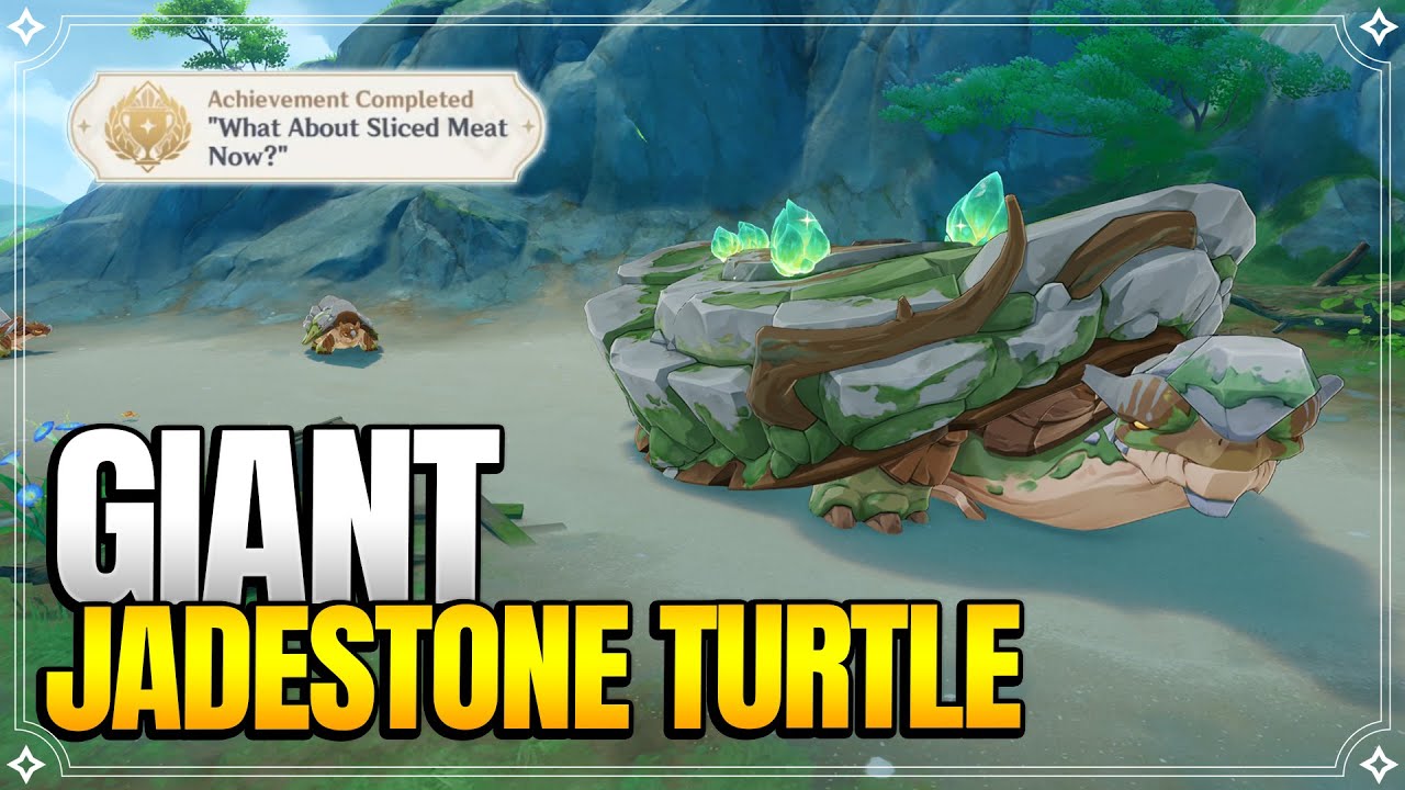 Giant Jadestone Turtle!!! | World Quests & Puzzles |【Genshin Impact ...