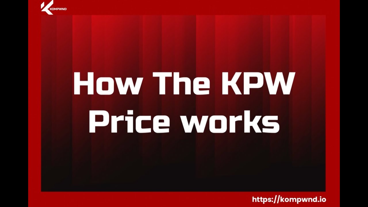 How does the KPW Price work? - YouTube