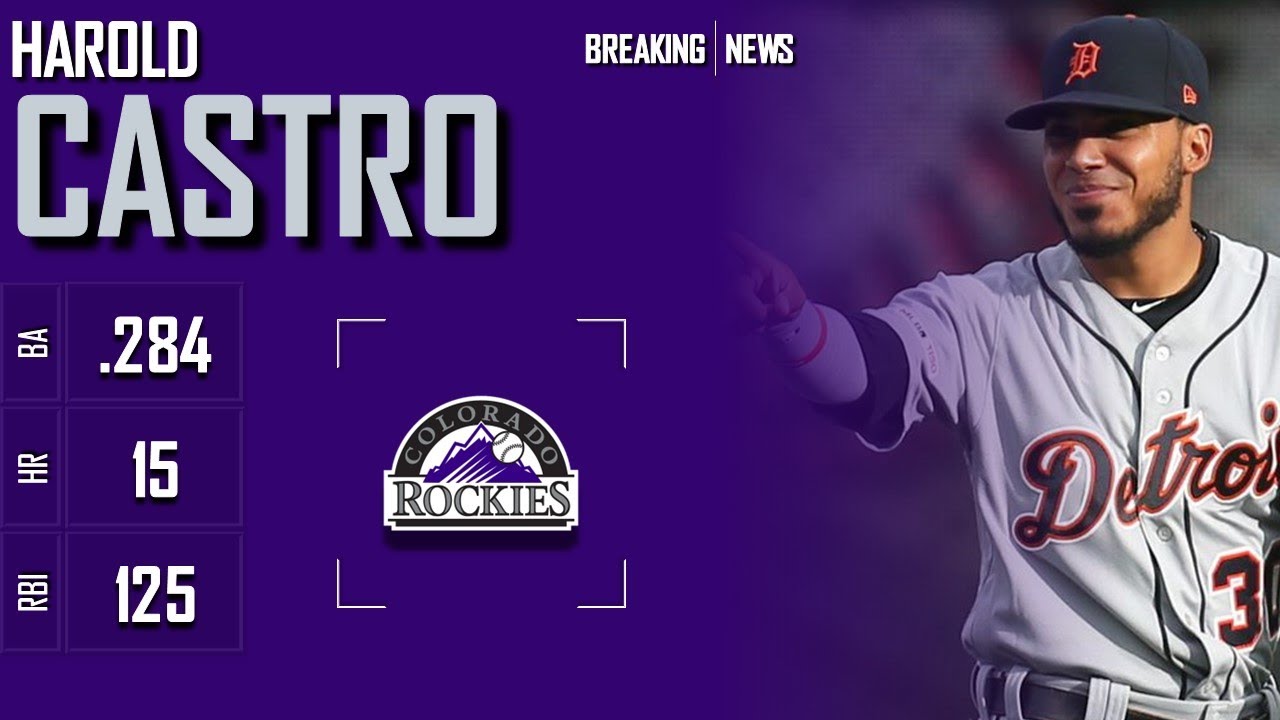 COLORADO ROCKIES: Harold Castro ᴴᴰ - YouTube