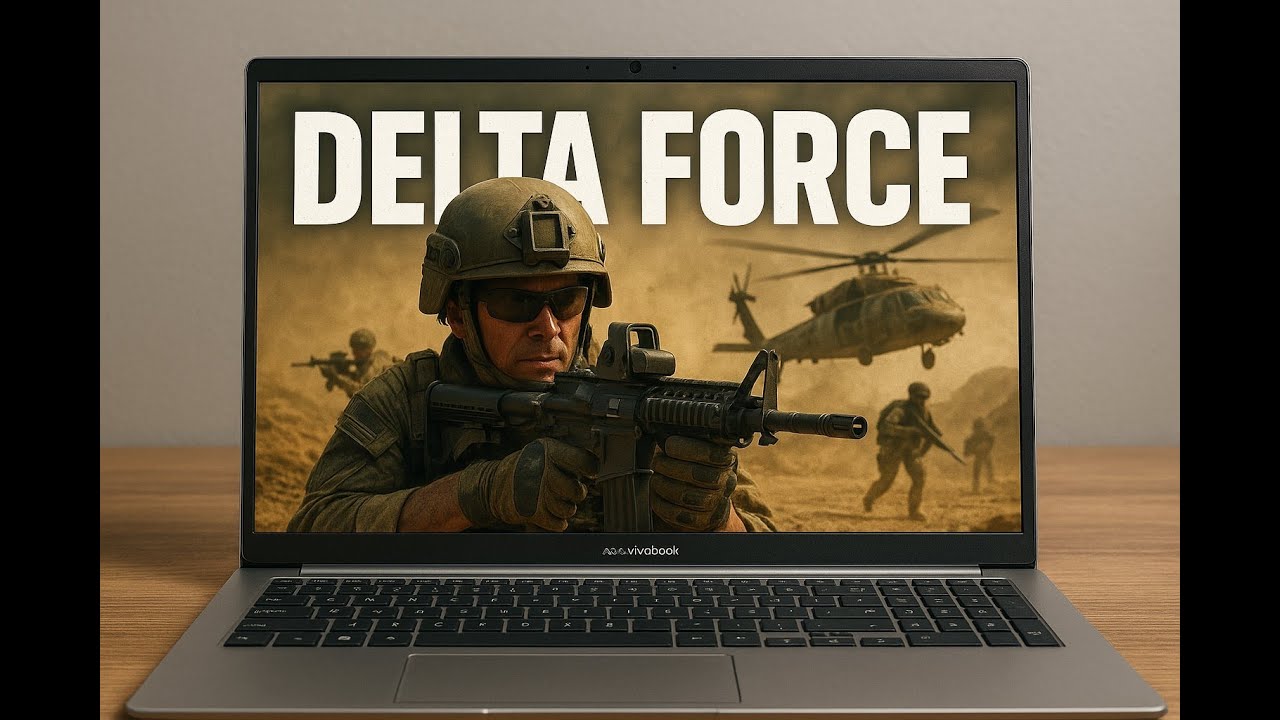 Delta Force Laptop Asus Vivobook - YouTube