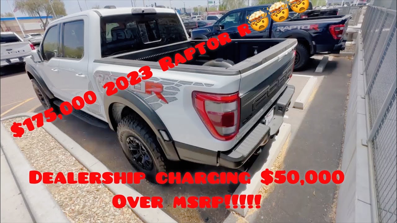 $50,000 OVER MSRP!!! *FORD RAPTOR R* $175,000 Truck!!!!!!!!!!!! - YouTube
