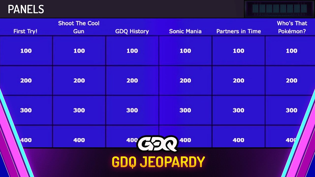 GDQ Jeopardy - Awesome Games Done Quick 2025 Panels - YouTube