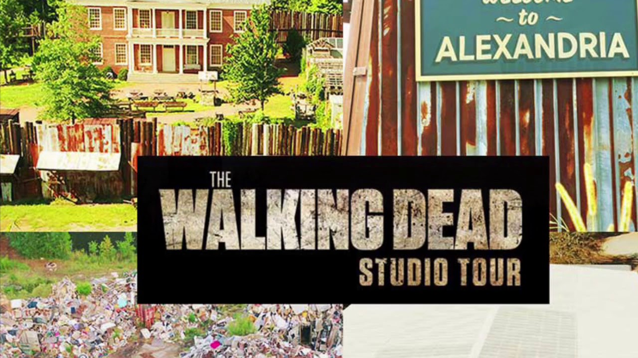The Walking Dead Studio Tour (TWD) Film Locations - YouTube