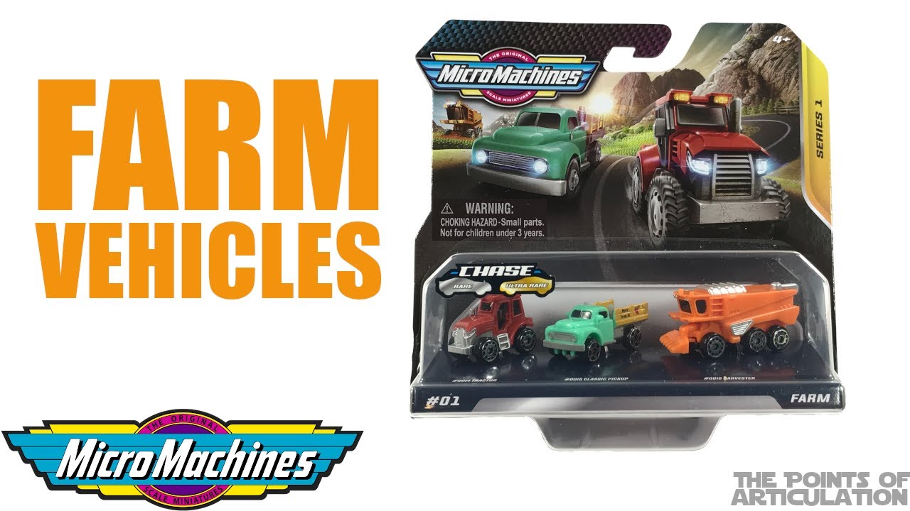 Micro Machines Set #1 Farm Vehicles 2020 - YouTube