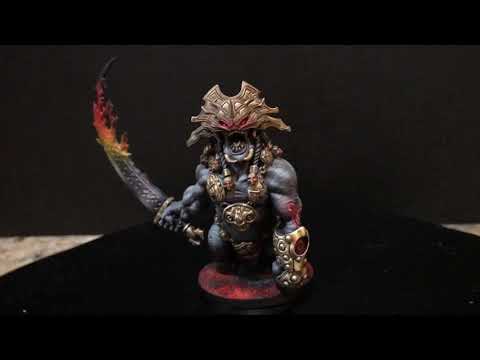 Blood Rage Board Game Fire Giant Miniature Professionally Painted ...