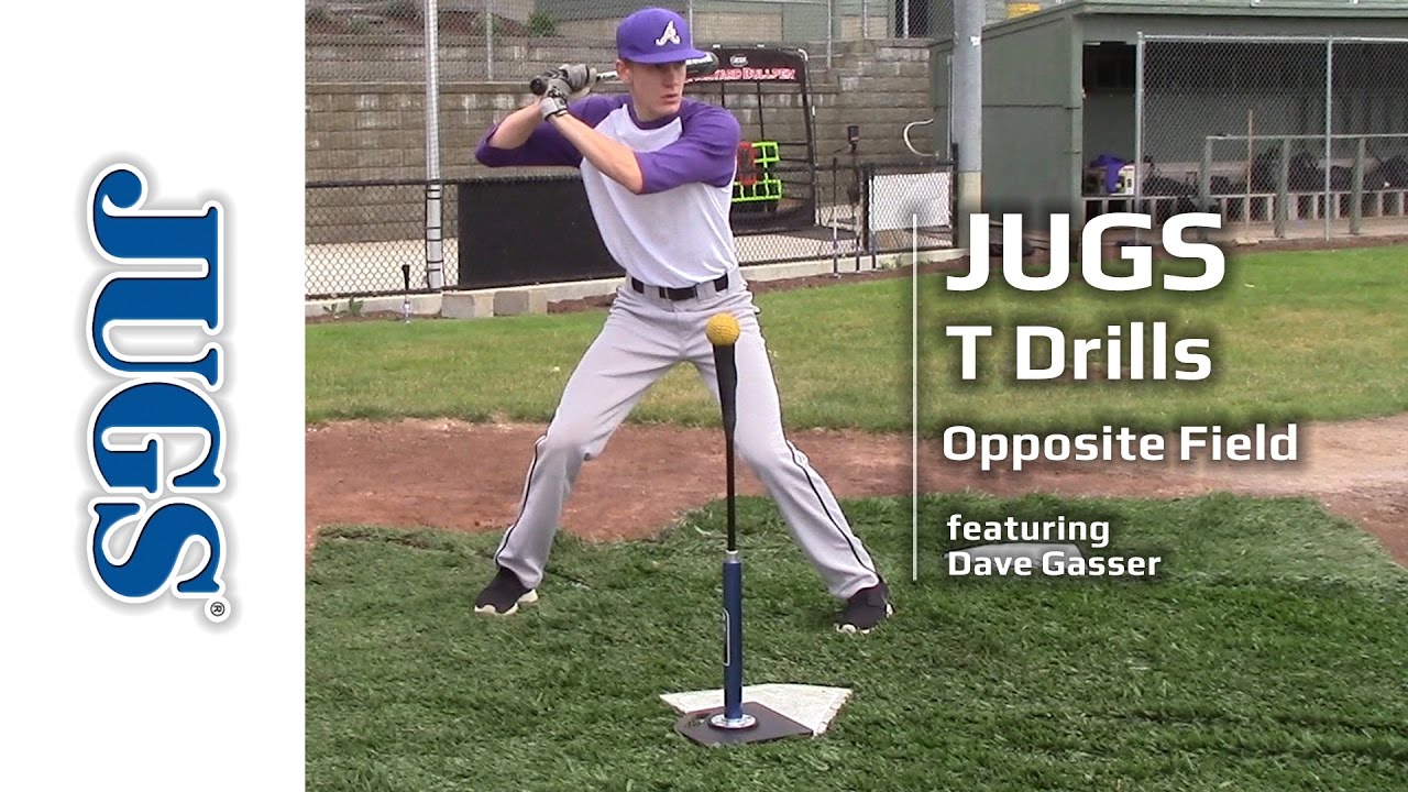 Baseball T Drills: Opposite Field | JUGS Sports - YouTube
