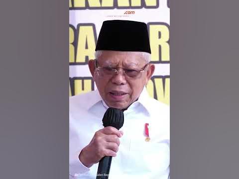 Pesan Wapres Ma'ruf Amin untuk Menteri dan Wakil Menteri yang Dilantik Jokowi Hari Ini - YouTube