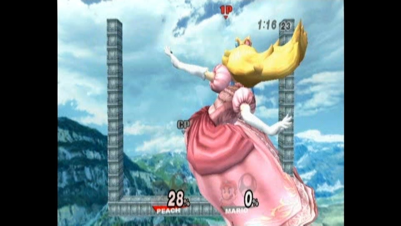 【巨大娘/Giantess】 Giant Peach vs. Mini Mario - YouTube