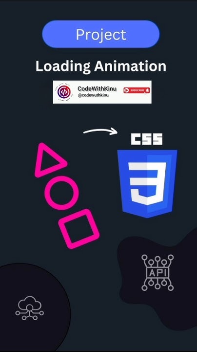 Loading animation using css #coding #programming #css - YouTube