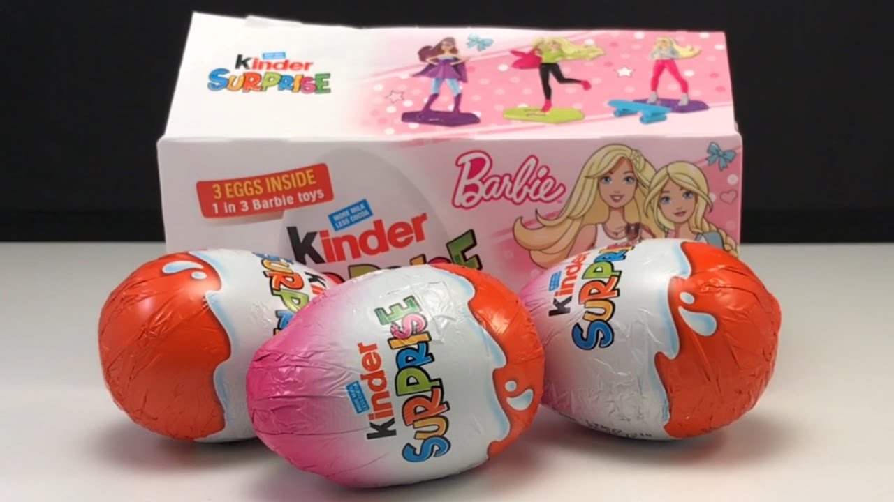 NEW Kinder Surprise Eggs Opening | Barbie Special Edition Surprise Toys ...