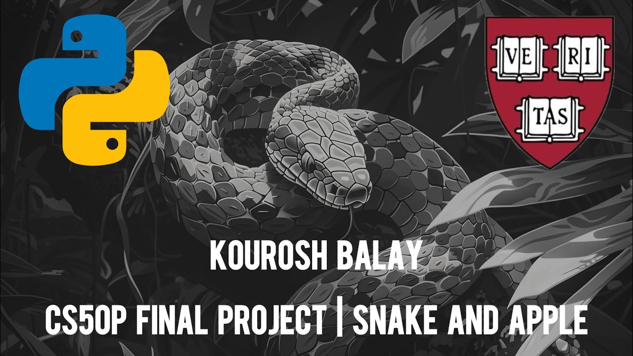 My CS50P Final Project | “Snake and Apple” - YouTube