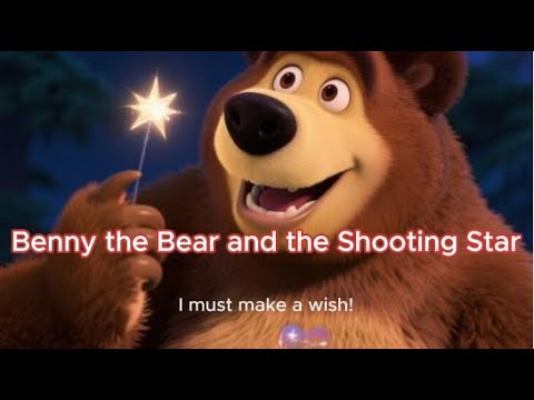 Benny the Bear and the Shooting Star |Bedtime Story for Kids in English ...