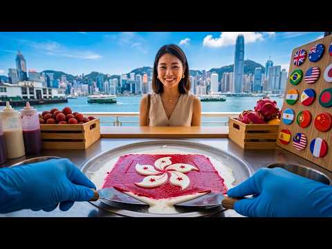 Making Rolled Ice Cream for Every Country 🌍🍦 | AI Food ASMR