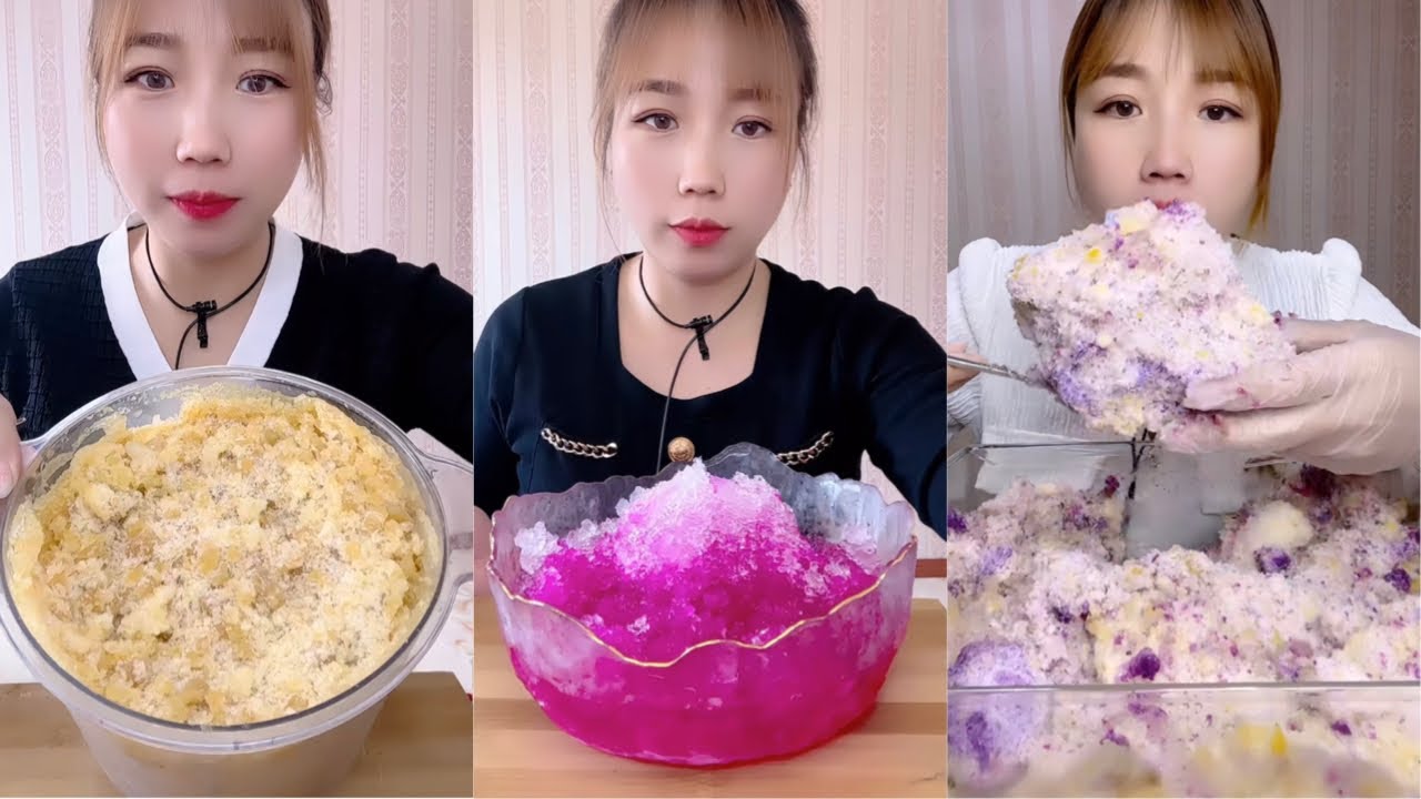 Crushed Ice Eating ASMR | Shaved Ice | Ice Eating - YouTube