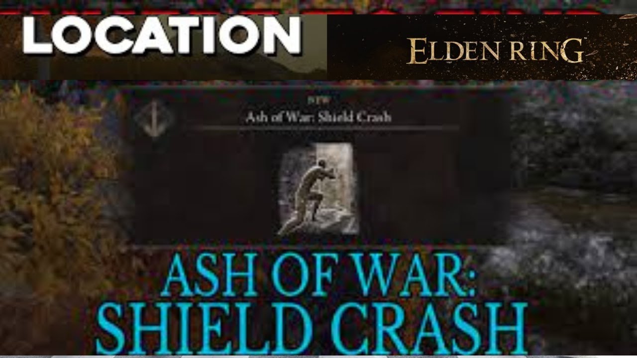 ELDEN RING _ Shield crash ashes of war - YouTube