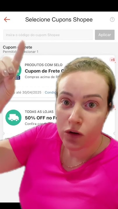 Cupom secreto pra shopee #shopee #shopeevidio #shopeehaul #dicas - YouTube