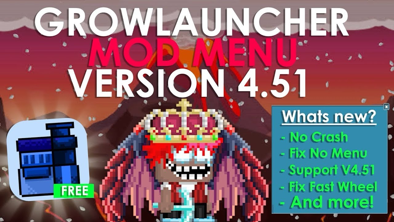Growtopia Mod Menu 4.51 | New AutoFarm Method | Growlauncher ...