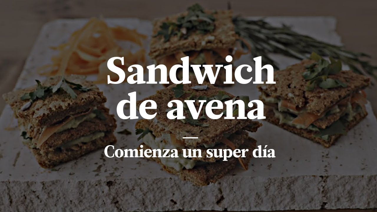 RECETA DE DESAYUNO CON AVENA QUAKER | CÓMO PREPARAR SANDWICH DE AVENA ...
