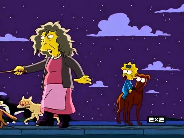 Old Cat Lady Simpsons