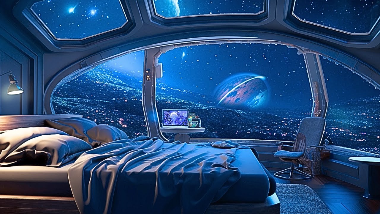 Futuristic Ambience for Sleep with Spaceship Sounds and Sci-Fi Vibes ...