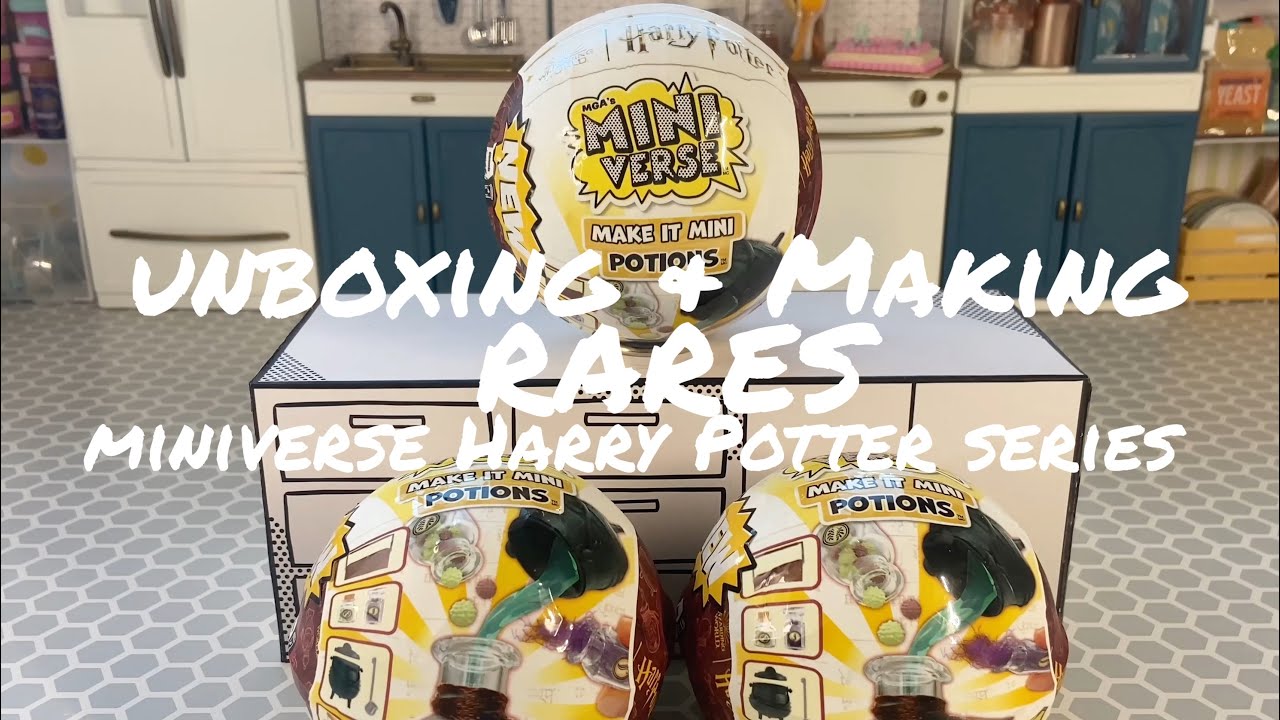 MiniVerse Harry Potter RARES: Unboxing&Makes!🪄 - YouTube