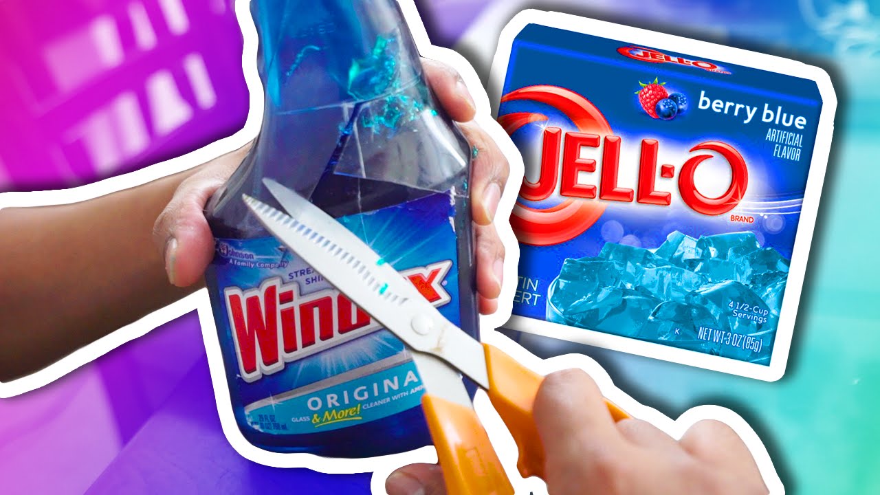 DIY How To Make Jelly Windex! Jello Glass Cleaner! | Super Fun & Easy ...