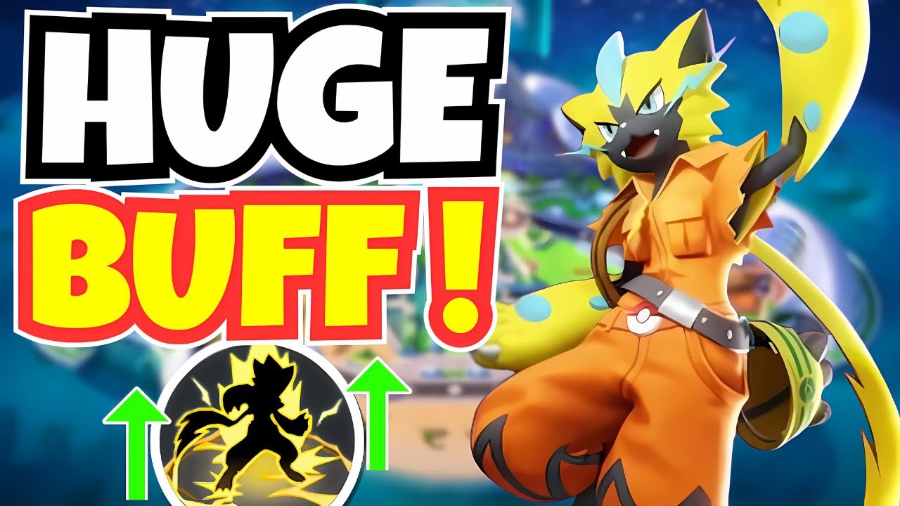 This BUFF made Zeraora NO.1 Speedster! Pokemon Unite Zeraora Gameplay ...
