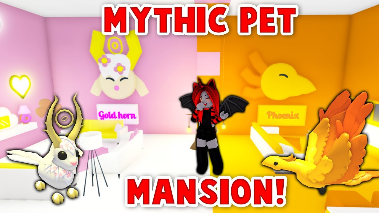 NEW MANSION For ALL OF THE NEW MYTHIC PETS In Adopt Me! (Roblox) - YouTube