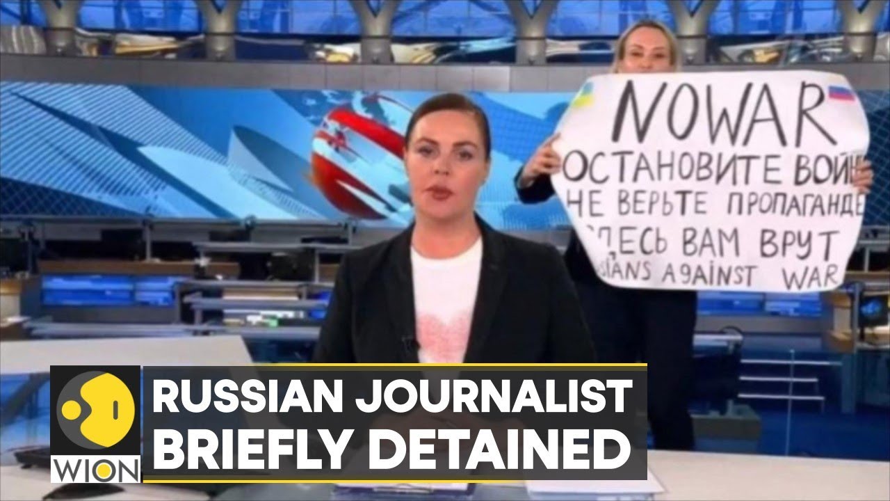 Russian journalist Ovsyannikova who staged TV protest over Ukraine war ...