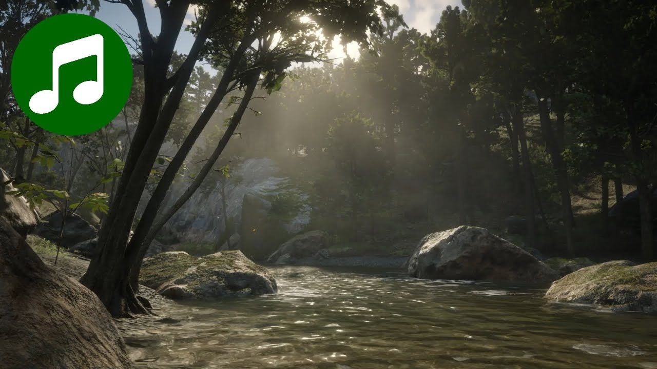 RED DEAD REDEMPTION 2 Ambient Music & Ambience 🎵 By the River (RDR2 ...