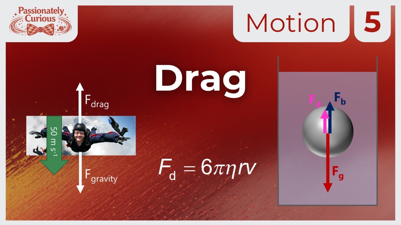 IB Physics - Motion - 5 - Drag (2025 Curriculum) - YouTube