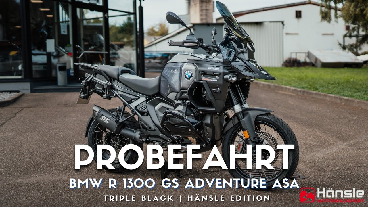 BMW R 1300 GS Adventure Triple Black "Extra Black" ASA + ACC Probefahrt ...