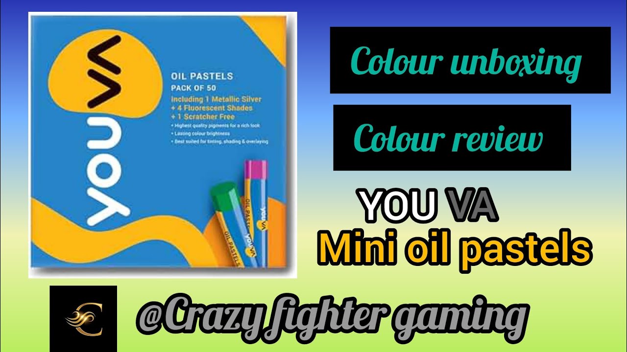 Youva nano oil pastels unboxing+review 🖍️#trending #viralvideo #video # ...