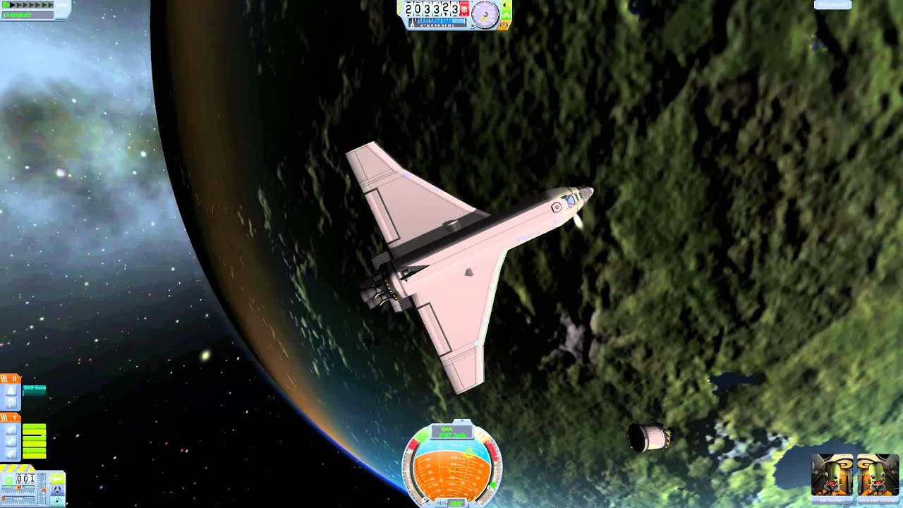 Ksp space shuttle+how not to fly the space shuttle - YouTube