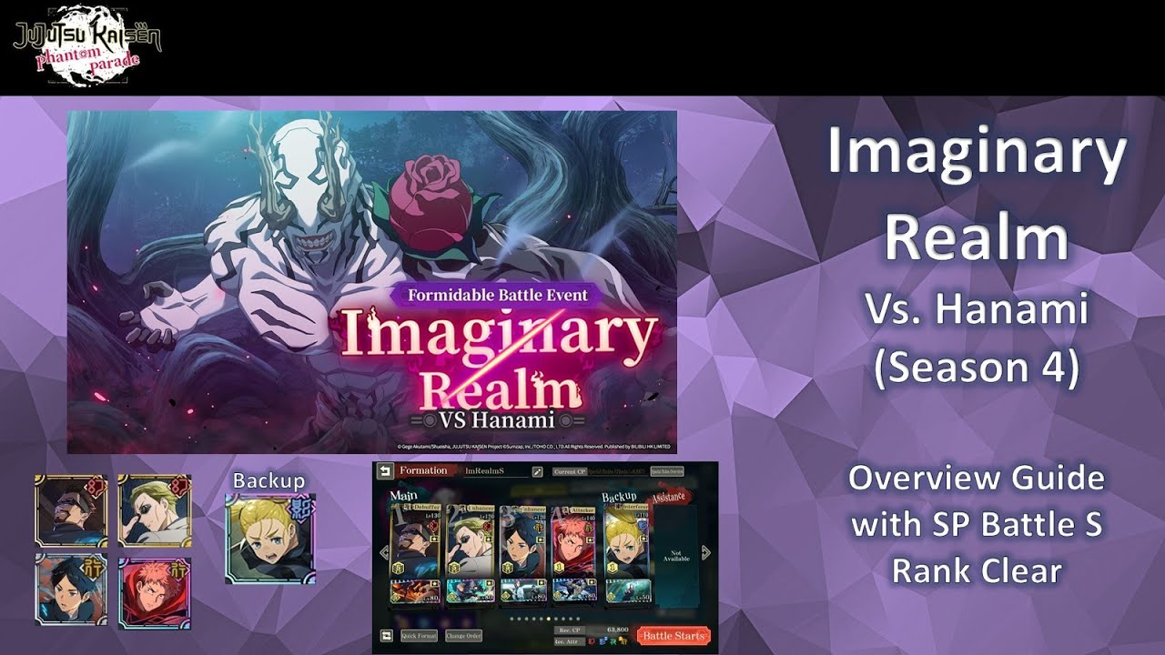 Imaginary Realm vs Hanami (Season 4) SP Challenge Guide - YouTube