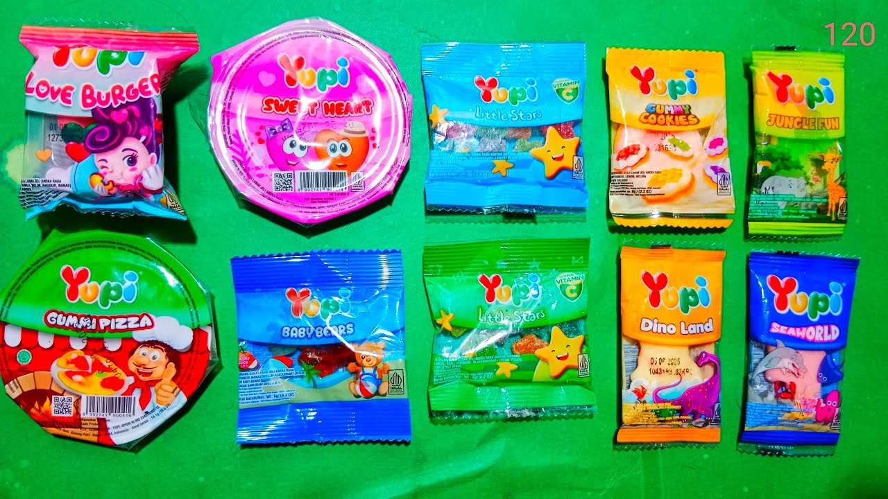 yupi yupi permen yupi litlle star. yupi sweet heart, yupi baby bears, # ...
