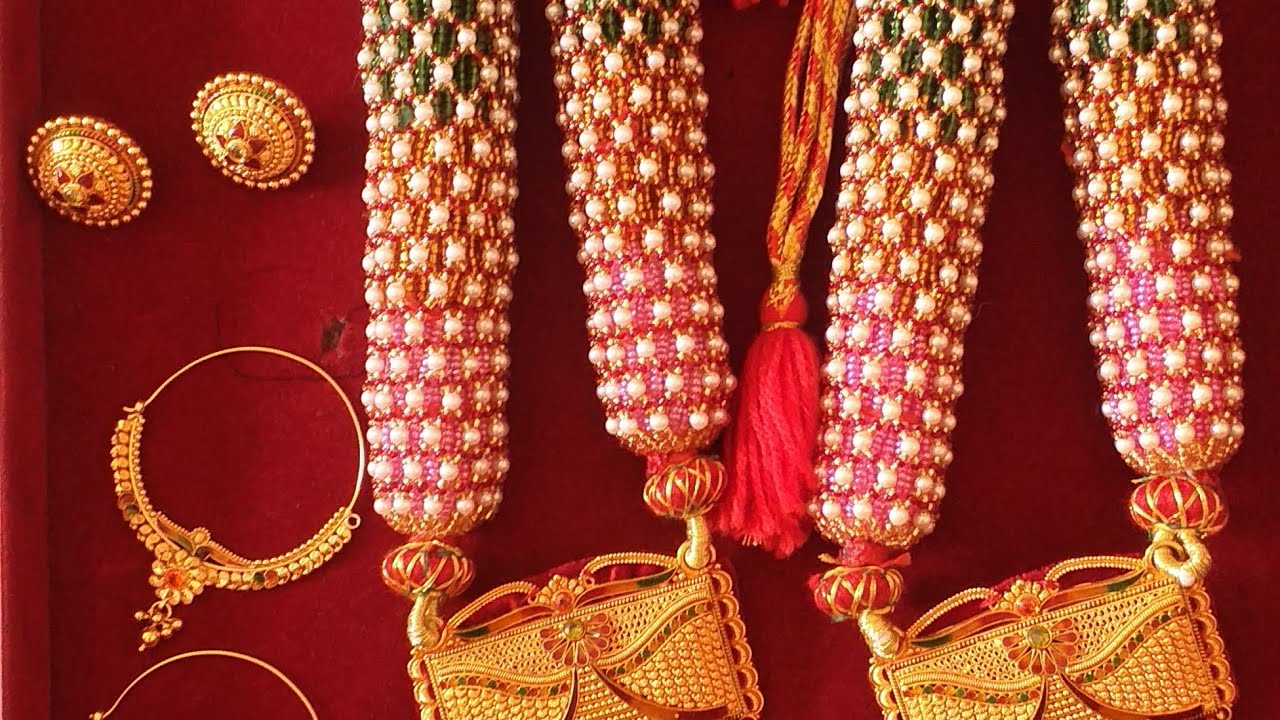 latest gold hamel design| gold tevta design| gold Jodha Nath design ...