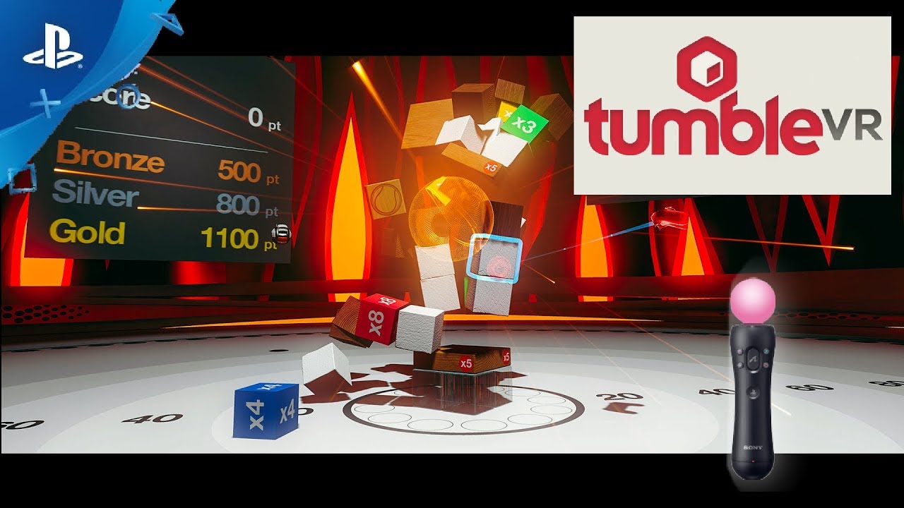 Tumble VR / PS4 Pro / PLaystation VR ... lets play - YouTube