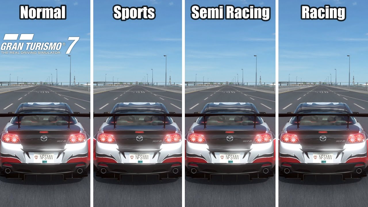Gran Turismo 7 || Exhaust Sound Comparison OF Mazda RX8 || Sports Semi ...