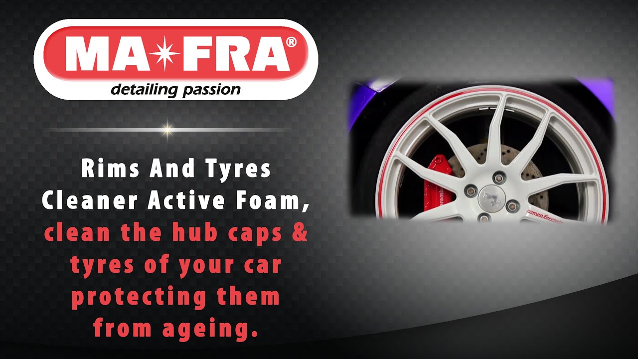 MA-FRA Rims & Tyre Cleaner Active Foam - clean the tyres of your car ...