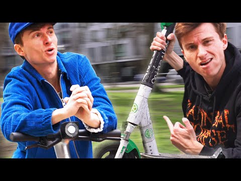 people who ride Bird Scooters Vs  Lime Scooters